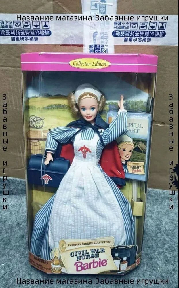 Куклы Barbie/Barbie Civil War Nurse 1995/Подарок для девушки/30cm