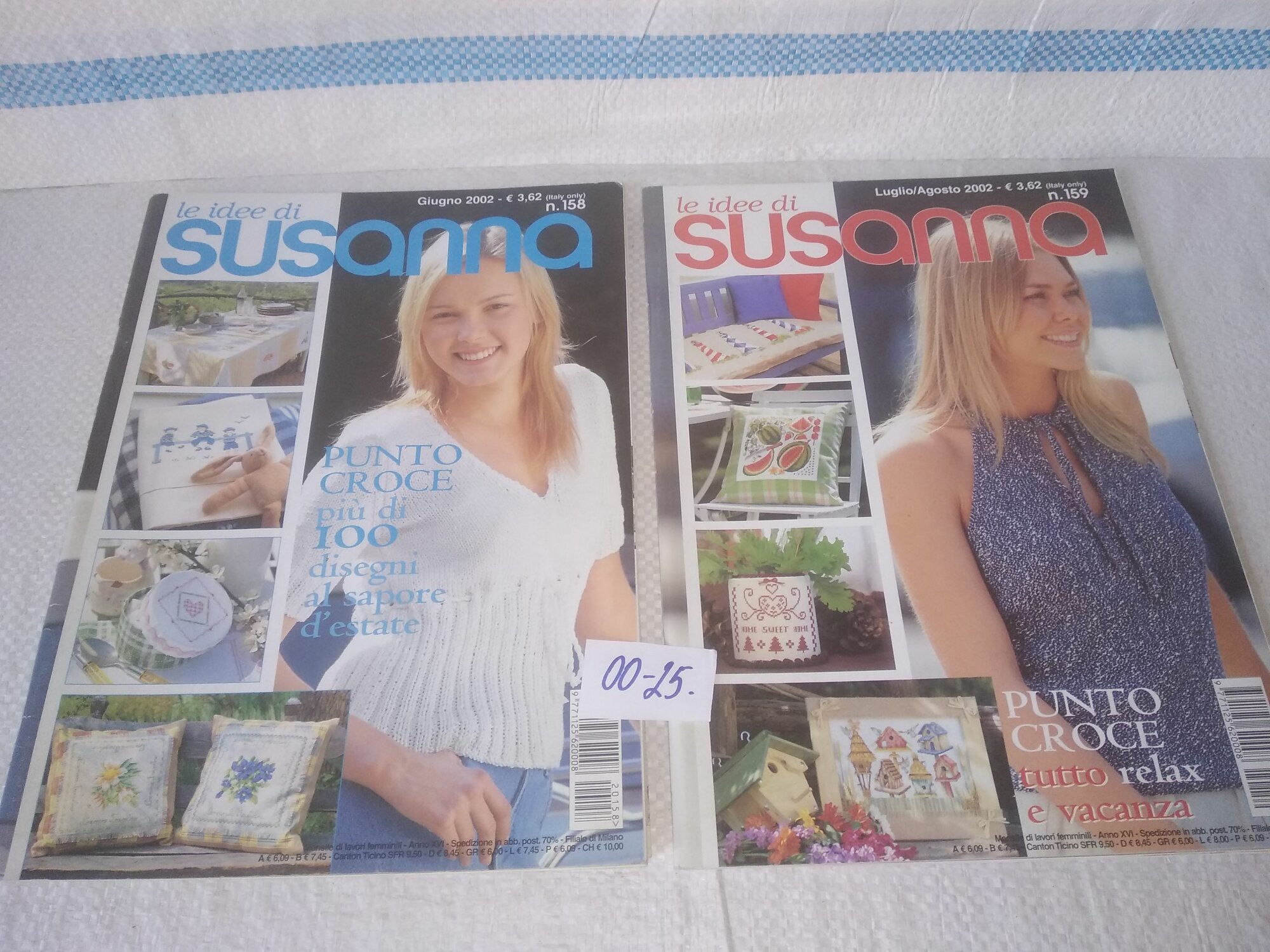 Журнал Le idee di Susanna на итальянском языке. 2002 г. №№ 158,159. Комплект из 2 шт.