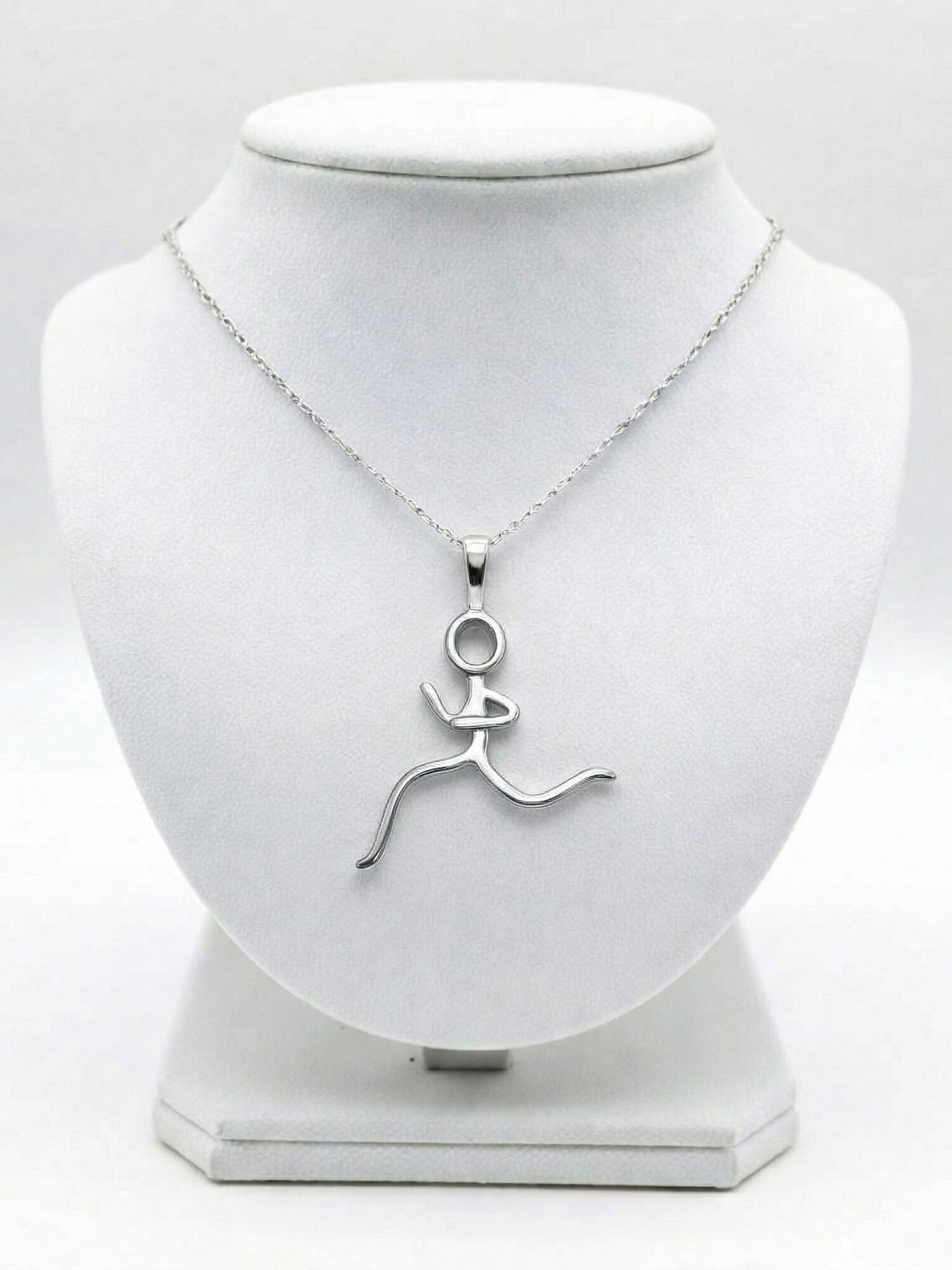 Подвеска MSJewellery, серебро, 925 проба, родирование, серебристый — фото 1