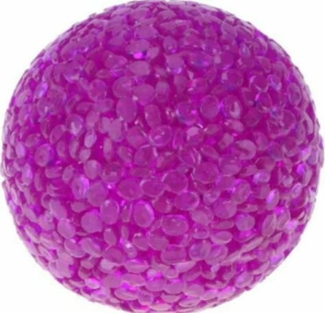 Triol Игрушка для кошек Мяч зернистый фиолетовый d41мм, 1 шт