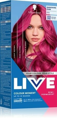 Краска для волос Schwarzkopf LIVE Ultra Brights or Pastel, 093 Shocking Pink, 1 шт