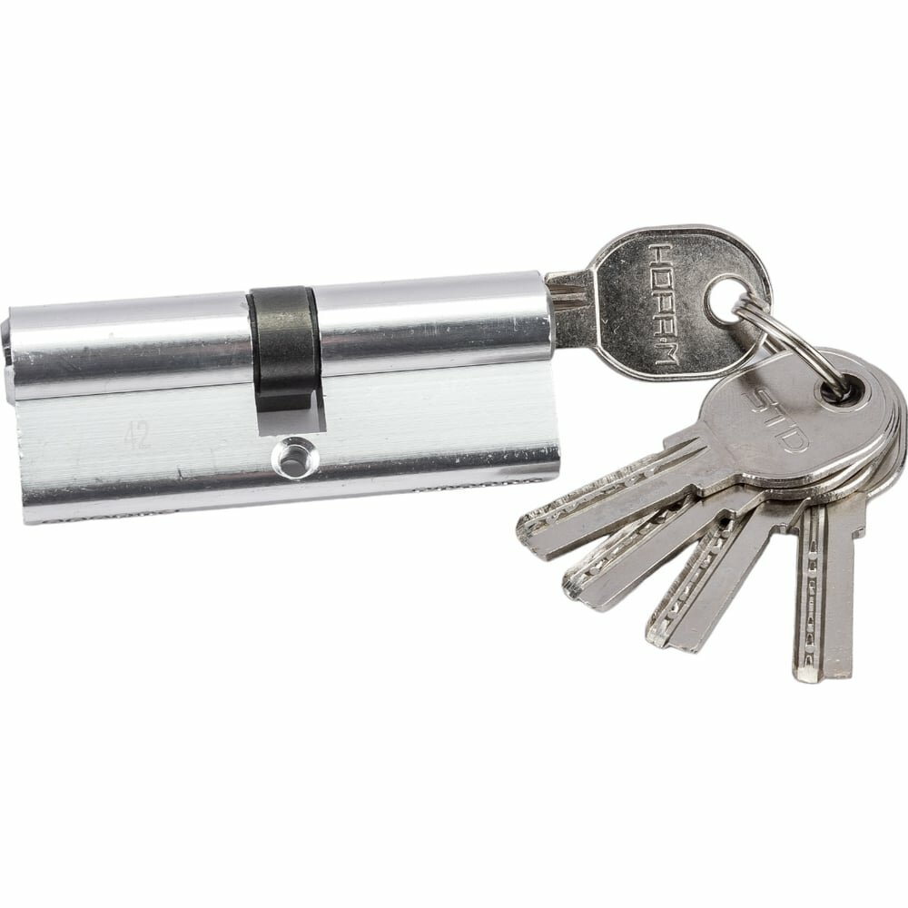 Цилиндровый механизм нора-м STD AL ЛП-80 40-40 хром 15539