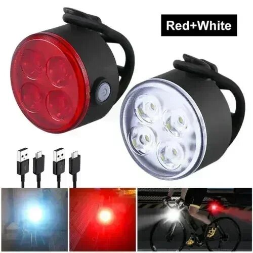 Велофонари комплект M2-Front-Rear Lights