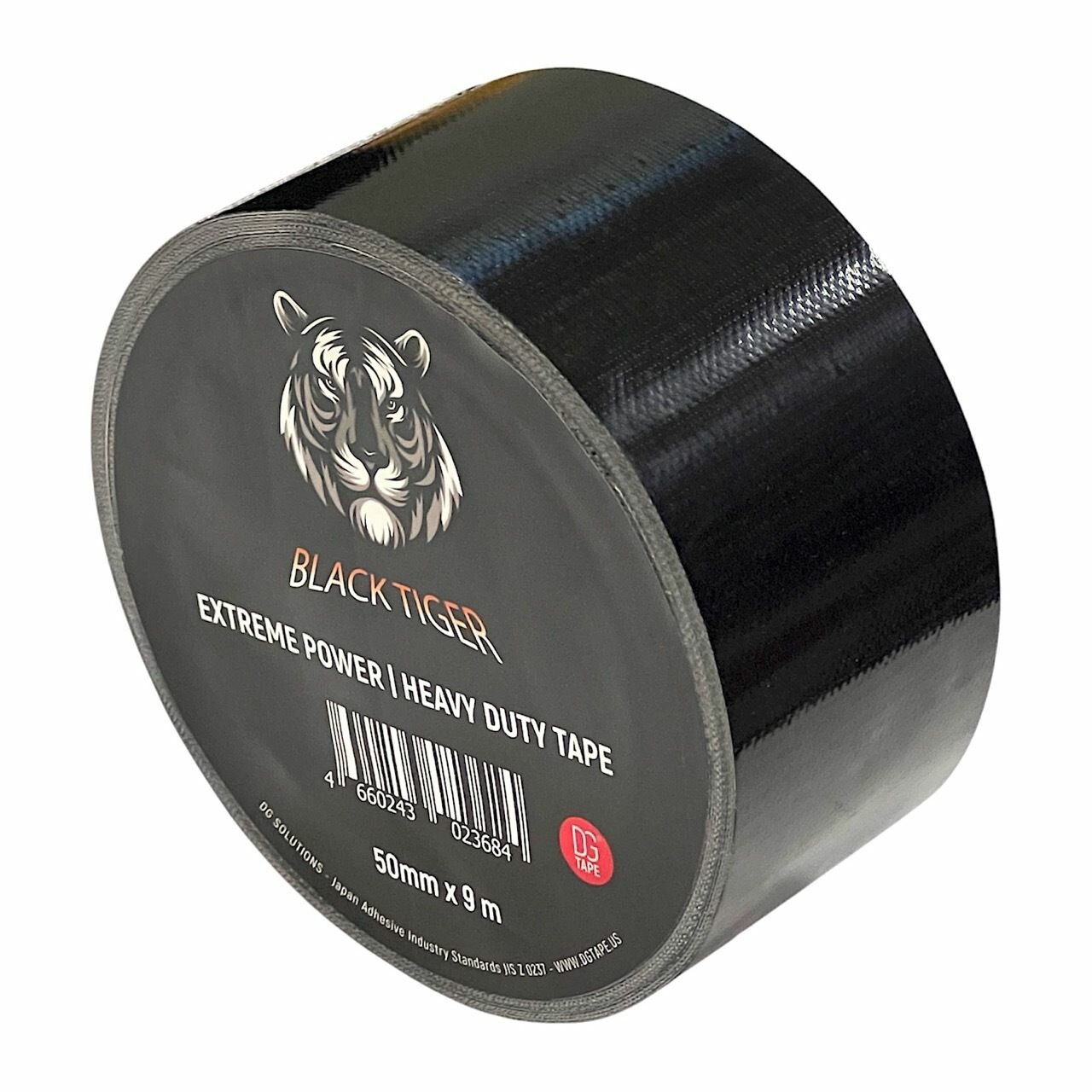 Клейкая лента TIGER BLACK Extreme Power - Гаффа тейп 50мм/23м - Черный