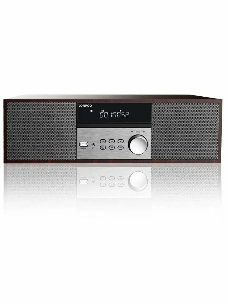 Стереосистема с CD-плеером 40W RMS, поддержка FM/Bluetooth/USB/AUX