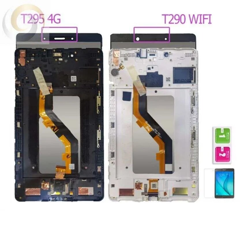 Дисплей с рамкой Для Samsung Galaxy Tab A 8.0 2019 T295 SM-T295 4G LCD с сенсорным экраном