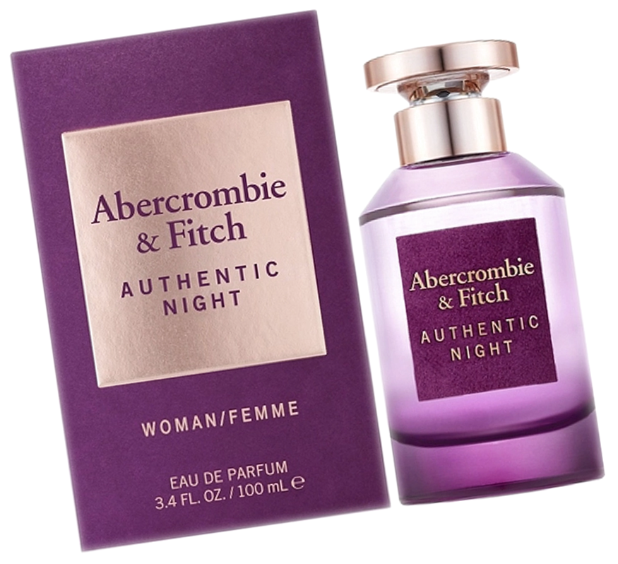 Парфюмерная вода Abercrombie and Fitch Authentic Night женская 100 мл - Аберкромби Энд Фитч Аутентик
