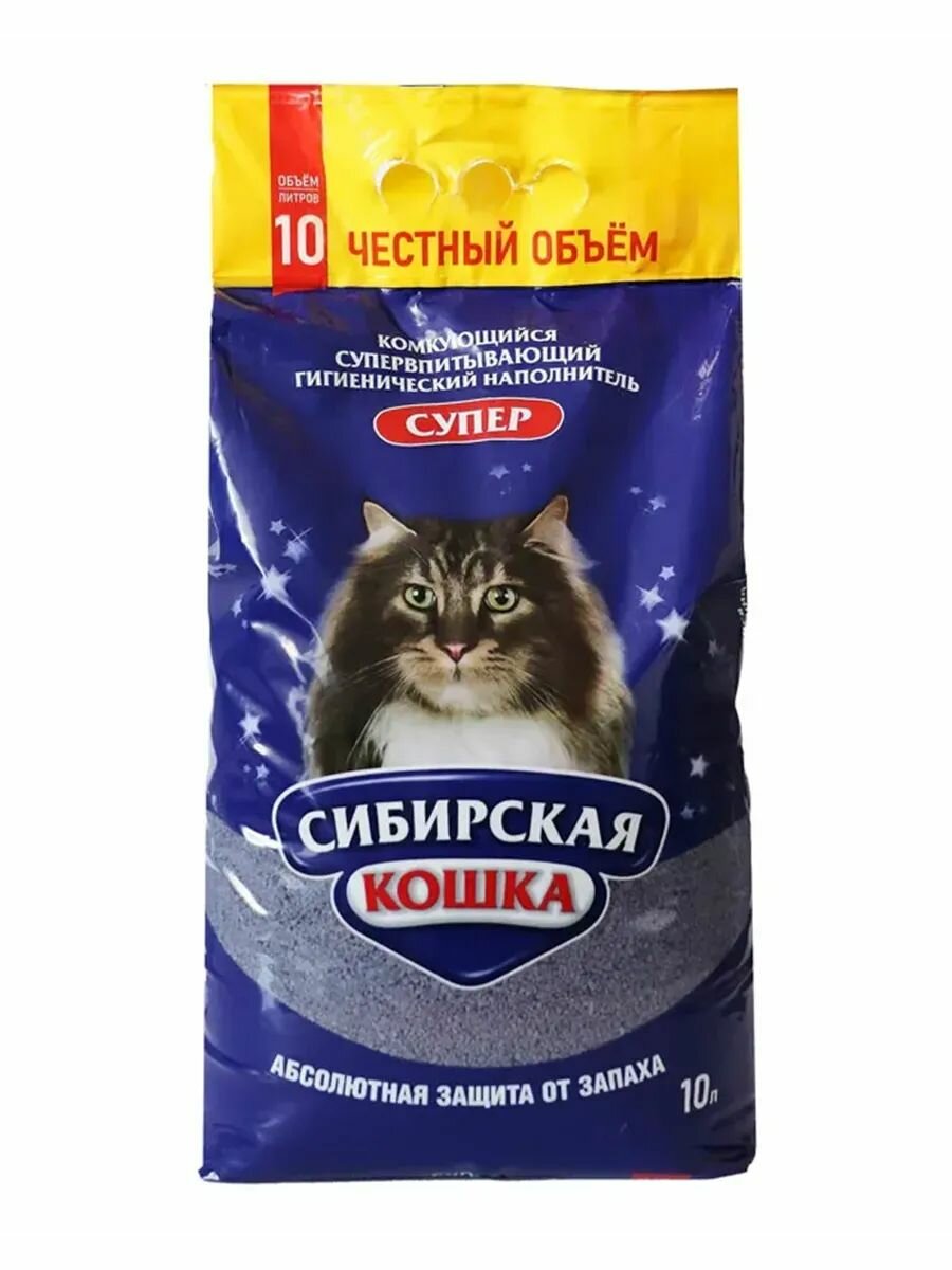 Наполнитель для кошачьего туалета Супер (комкующийся) 10 кг