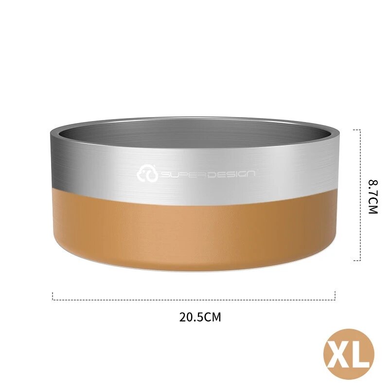 Миска для собак Супердизайн Yellow-XL