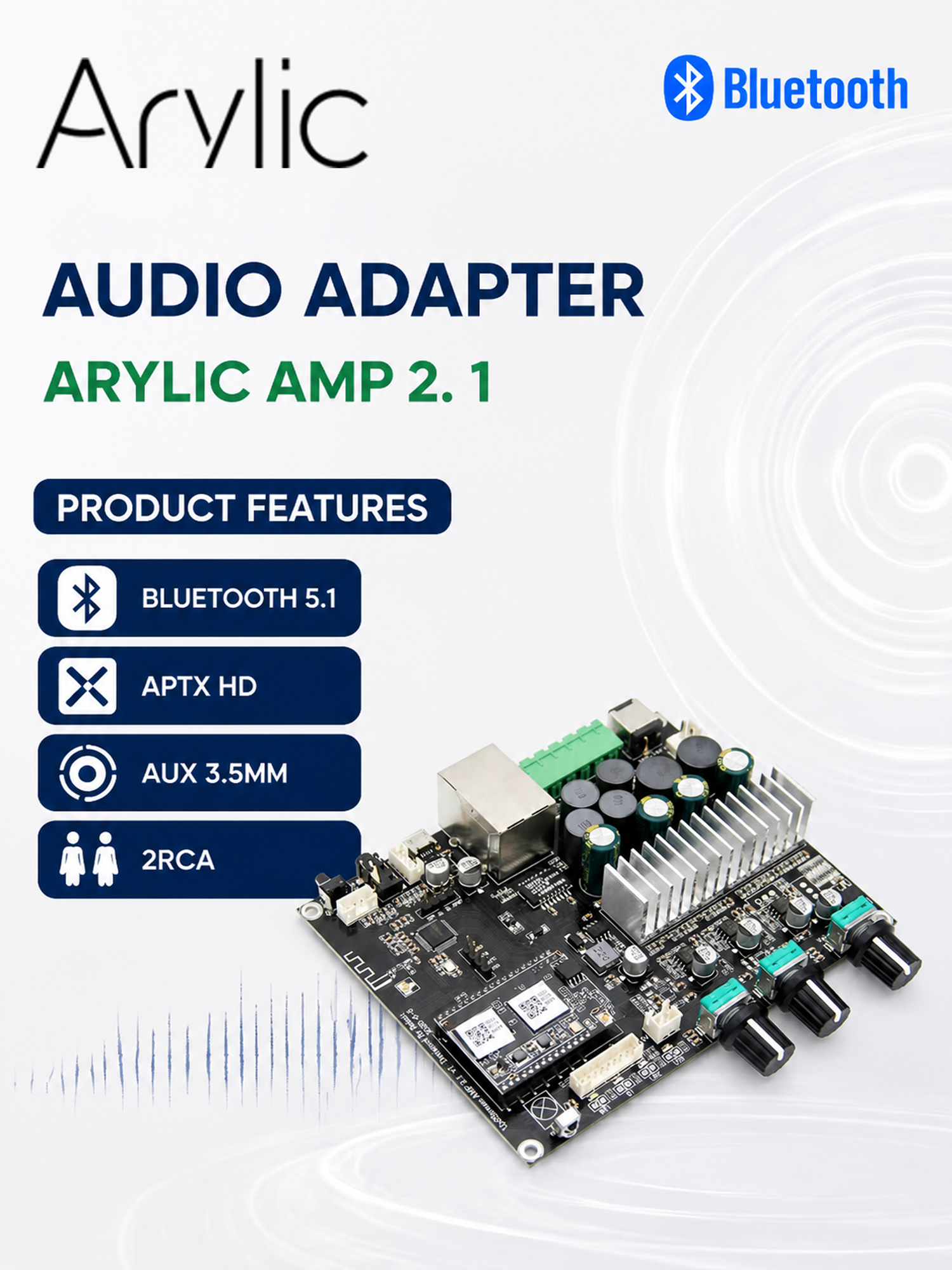 Arylic AMP 2. 1 Беспроводной потоковый усилитель