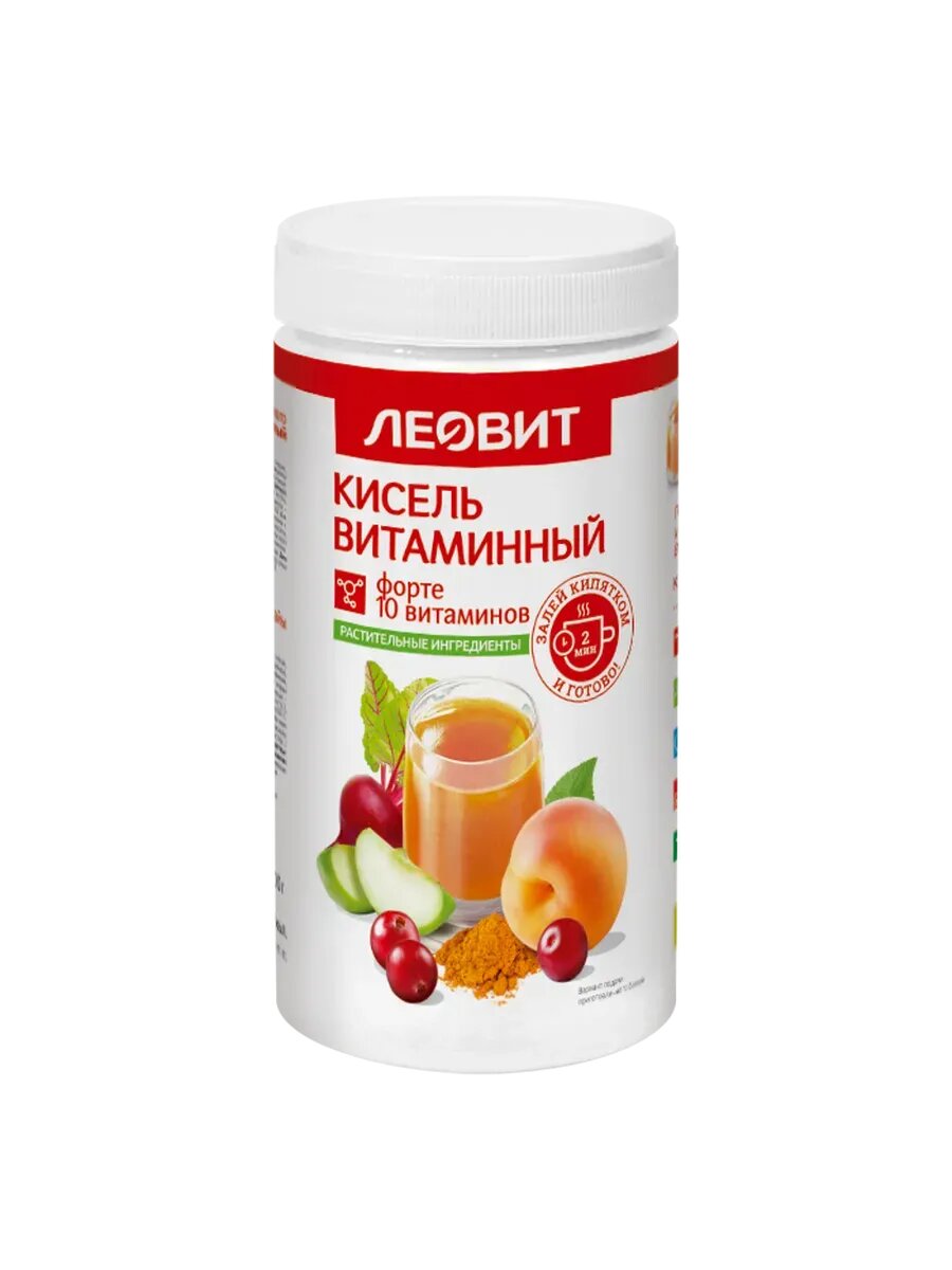 Леовит Кисель Витаминный Форте банка 400 г 1 шт