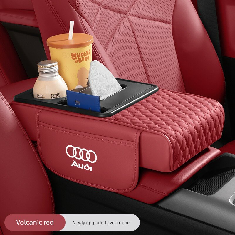 Многофункциональная подушка для сиденья автомобиля Audi A3 A4L A6L A5 A7 Q3 Q5L Q2 Q7 - красный вулканический