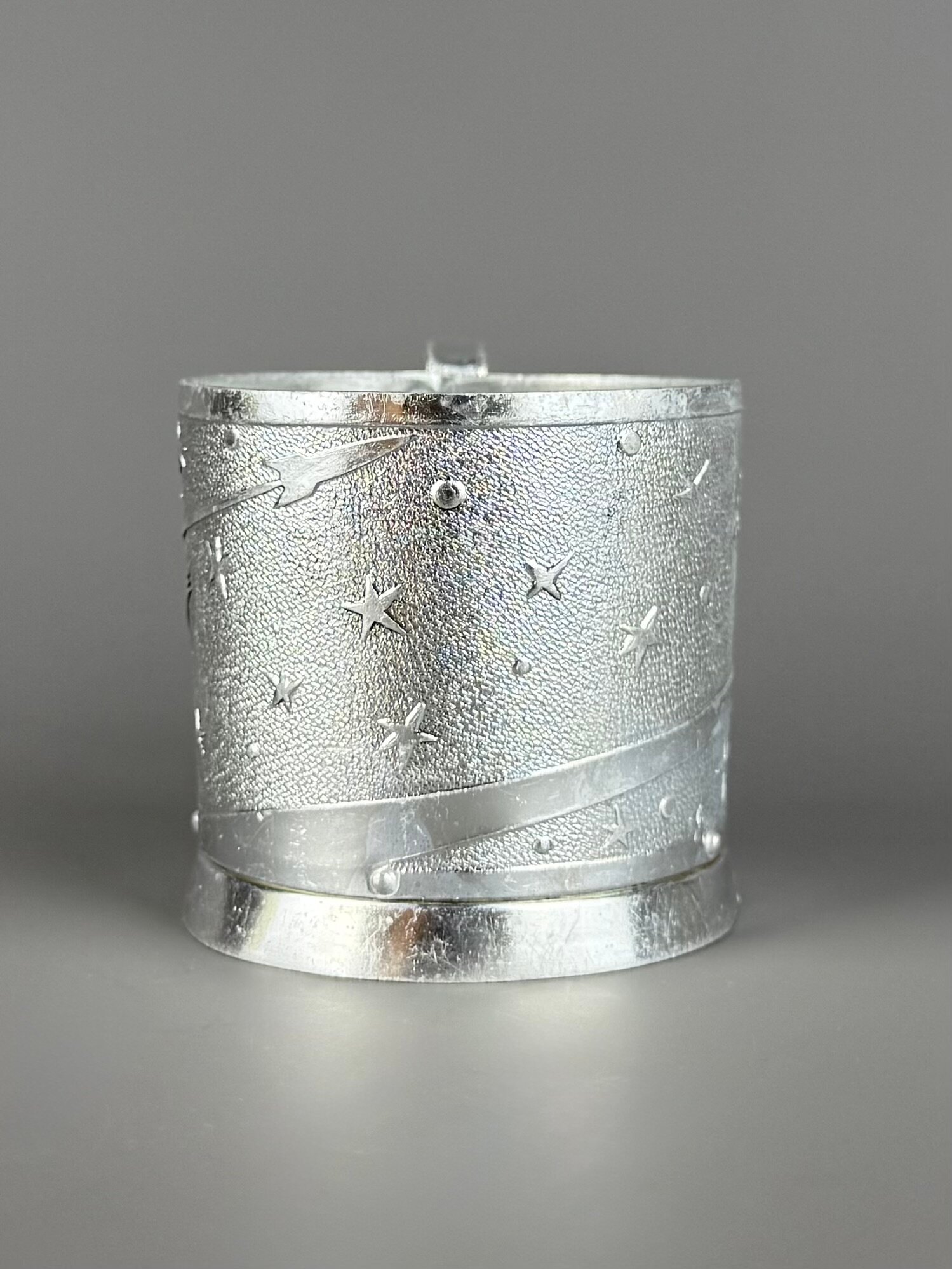 Подстаканник для стакана СССР, винтаж, 1960-70-е. Клеймо ВИЗ