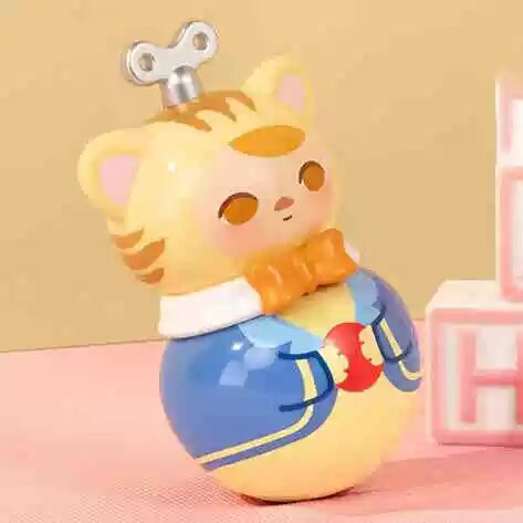 POP MART PUCKY Металлическая Кошка Нестабильная Скульптура Слепой Бокс Игрушка для Коллекционеров