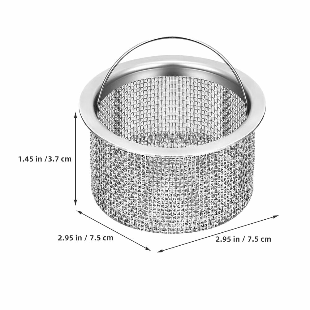 Ситечка Для Раковины Из Нержавеющей Стали 10 Штук Размер 7.50X7.50X3.70Cm