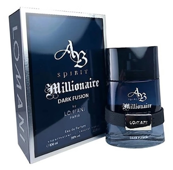 Мужской парфюм Lomani AB Millionaire Dark Fusion 100 мл / Миллионер Дарк Фьюжн