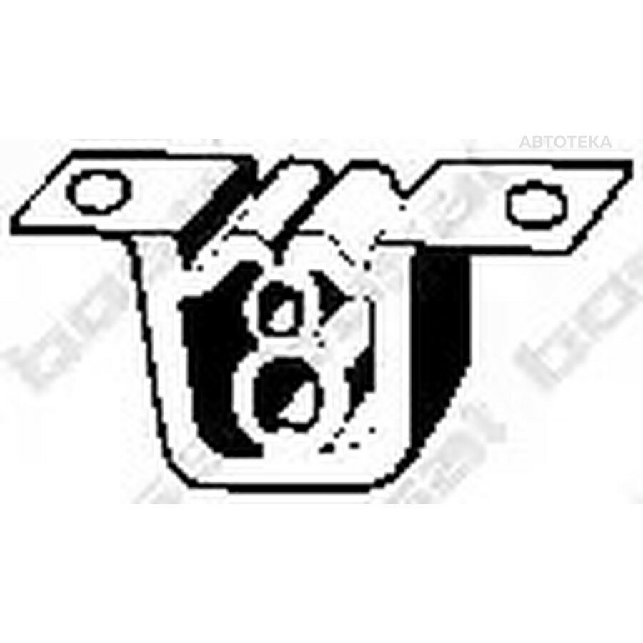 Кронштейн глушителя резиновый BOSAL 255077
