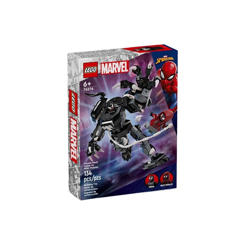 Конструктор LEGO Супергерои Venom Mecha Battle Miles Morales, унисекс, 76276, 134 детали