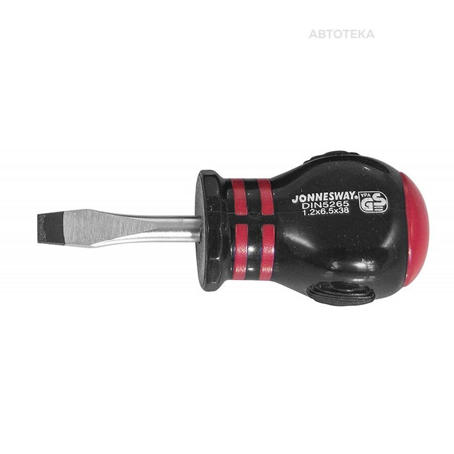 Отвертка шлицевая HERCULES SL 1.2х6.5х38. 90мм 47065 JONNESWAY D03S638