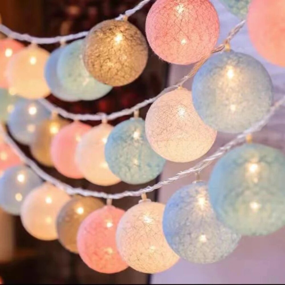 USB светодиодная гирлянда теплый белый свет A, 1.5M 10LED