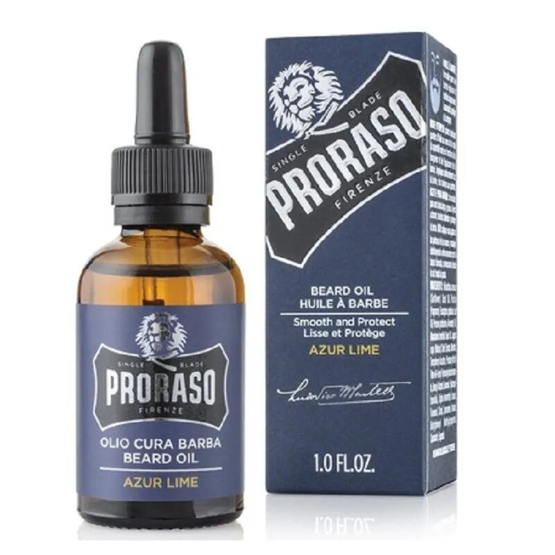Proraso Масло для бороды Azur Lime 30 мл 30 мл