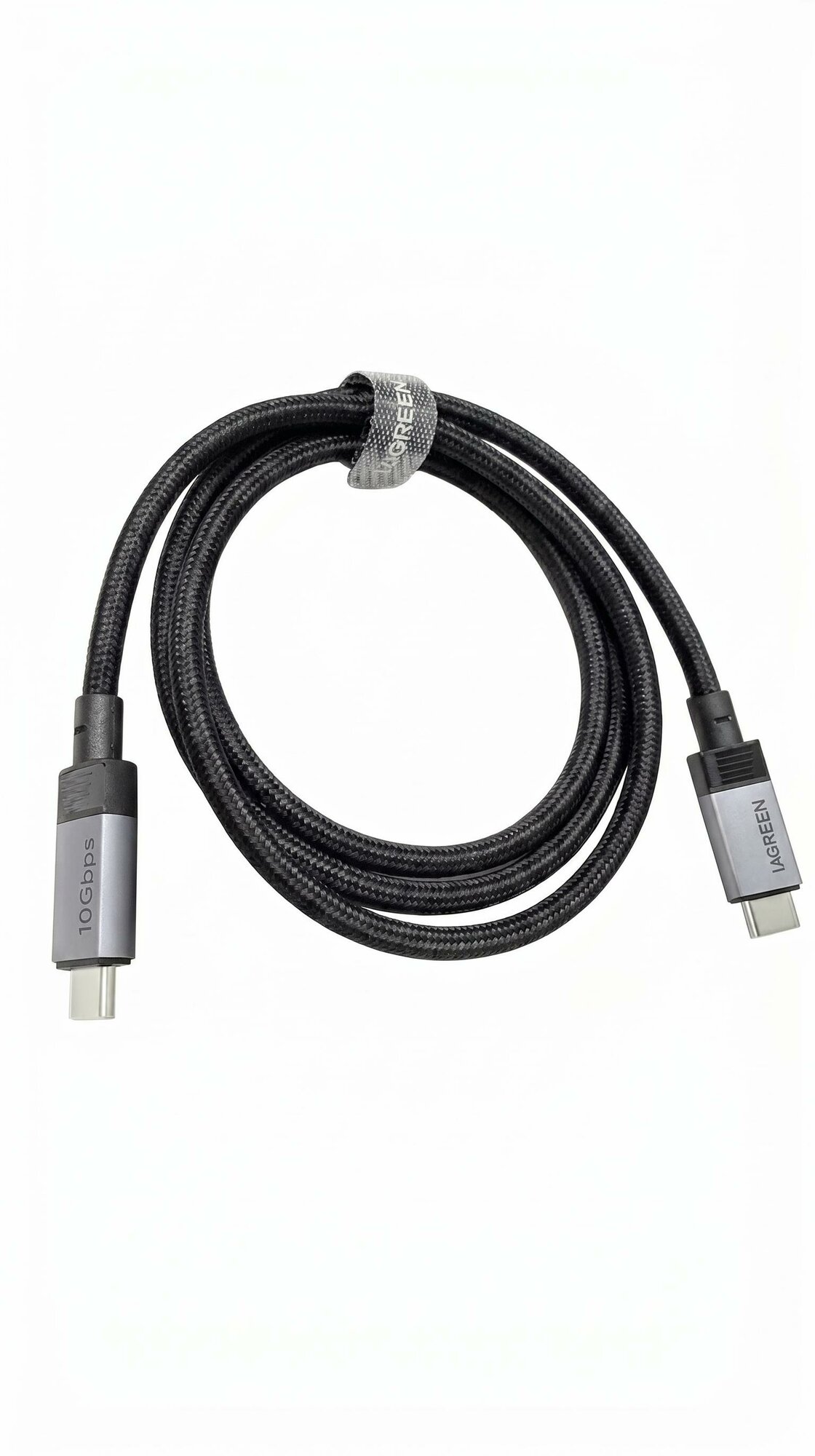 USB-кабель Ugreen L701 240W 10Gbps, 1 м, черно-серый
