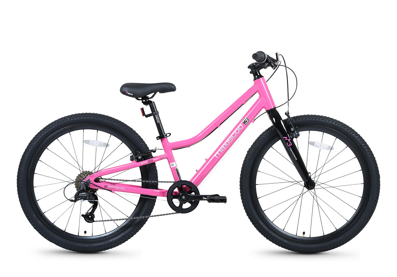 Велосипед MAXISCOO 3Bike 24" 2026 (требует финальной сборки), Цвет розовый, Размер L