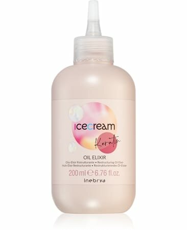 Масло для волос Inebrya Keratin, 200 мл