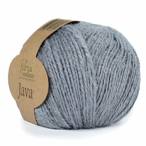 Пряжа Fibra Natura Java 228-11 (5 мотков по 50г/100м) стальной