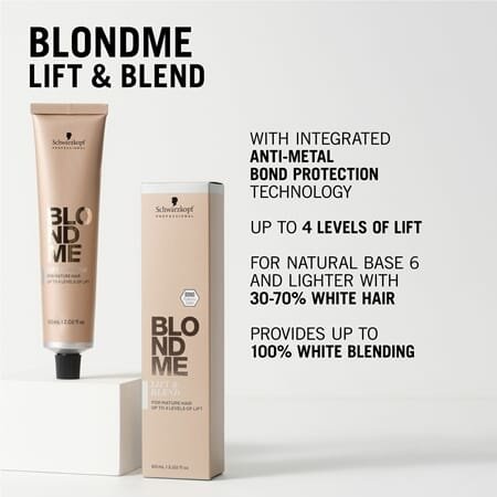 Краска для волос Schwarzkopf Professional Blondme Lift & Blend, sand, 60 мл