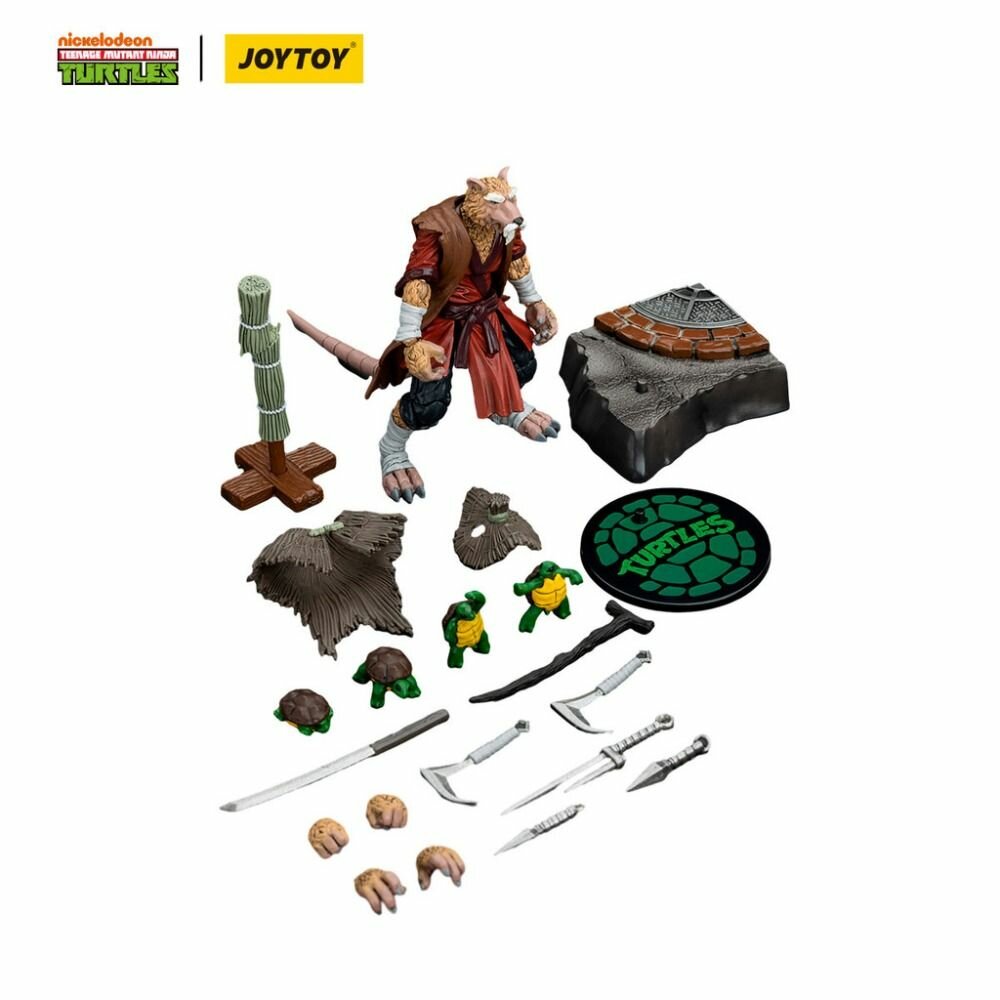 JOYTOY 1/18 Фигурки TMNT Сплинтер Эйприл ОНил Аниме