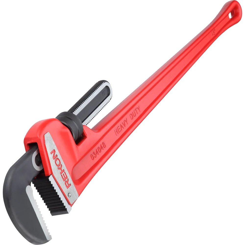 Прямой трубный ключ REKON 48" HEAVY DUTY (для больших нагрузок) 034048