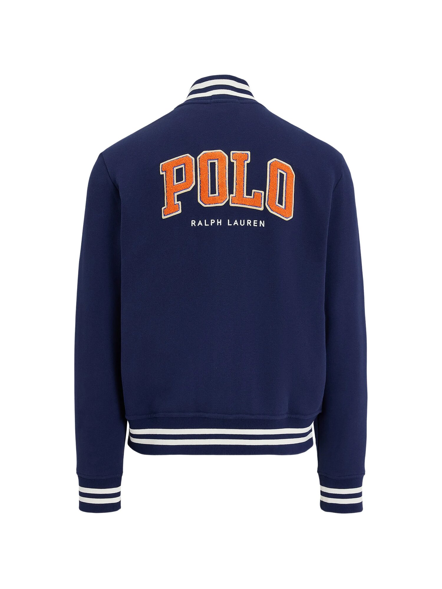 Куртка Polo Ralph Lauren Logo-patch striped-trim bomber jacket, размер 56 — фото 1