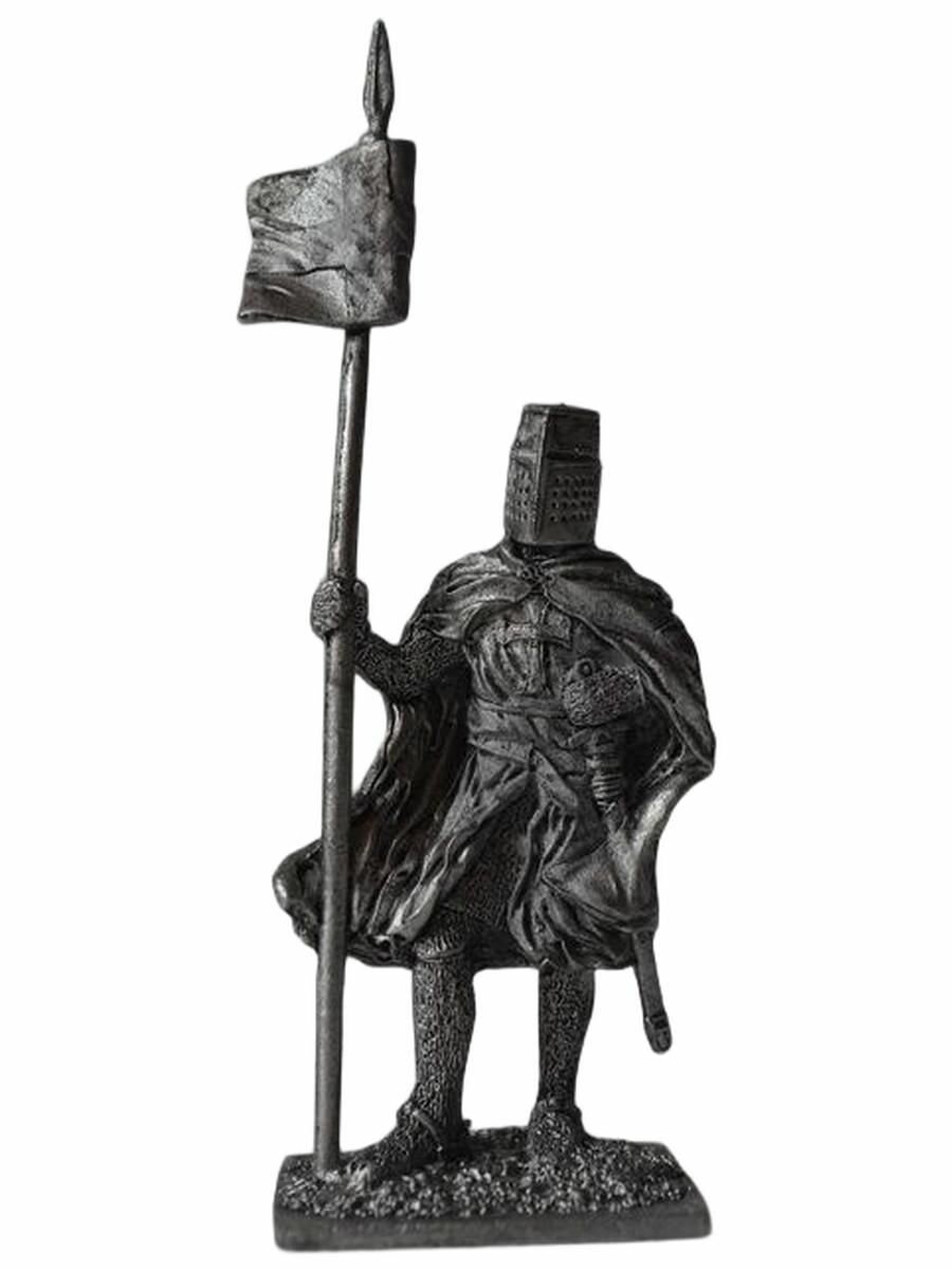 Коллекционный оловянный солдатик фигурка Тевтонский рыцарь, 1230-83 гг. 54 мм Масштаб1:32