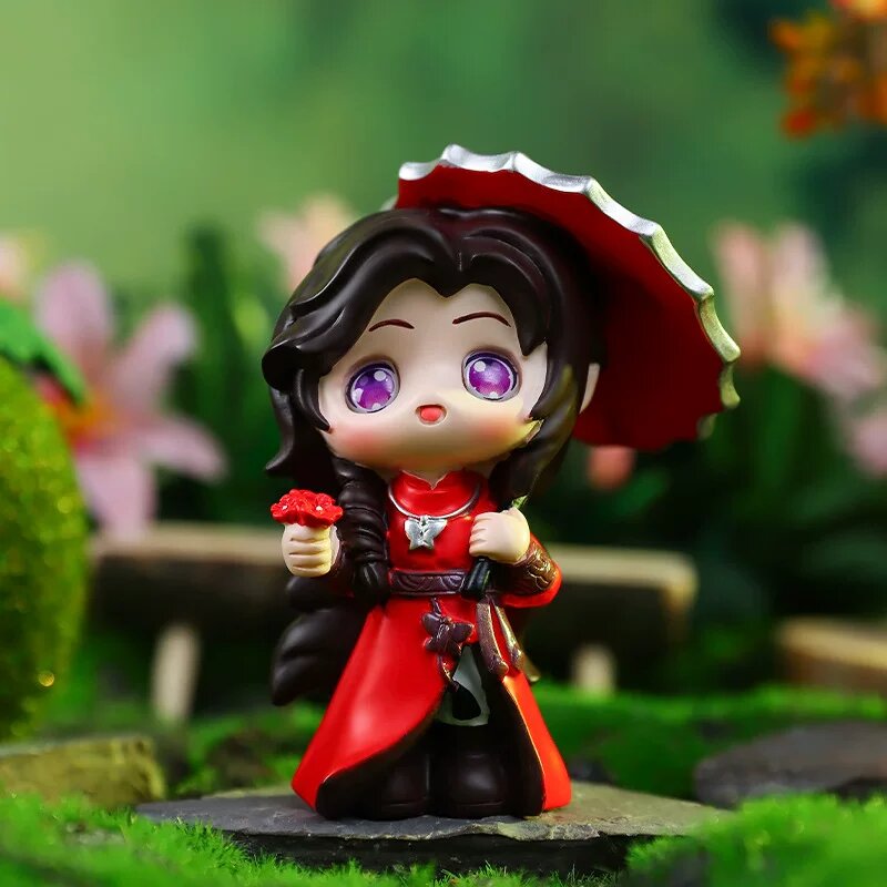 Древний стиль Tianguan Blessing Blind Box Фигурка Xie Ling Flower City Girl Подарок на день рождения Анимация Комикс