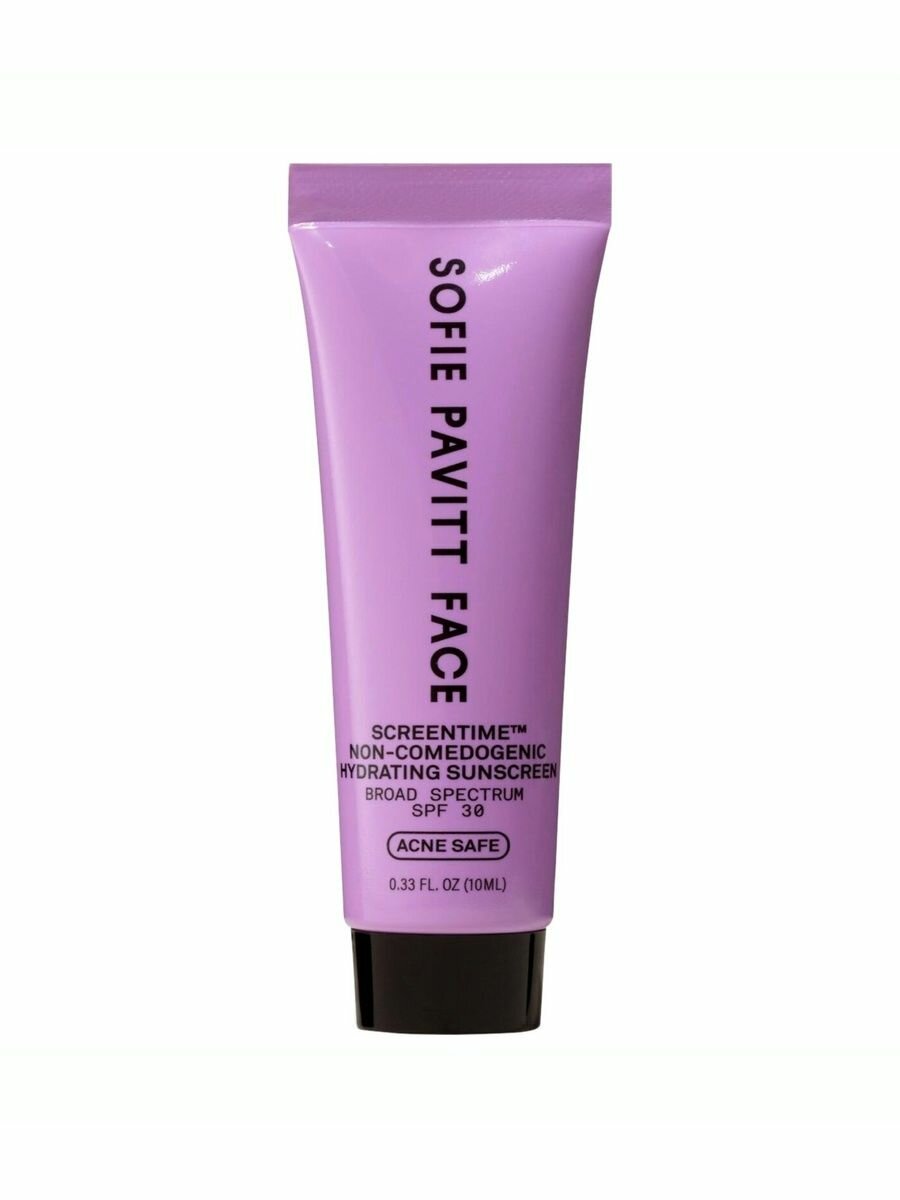 SOFIE PAVITT FACE Солнцезащитный крем для лица Screentime Non-Comedogenic Hydrating Sunscreen SPF 30 10 мл