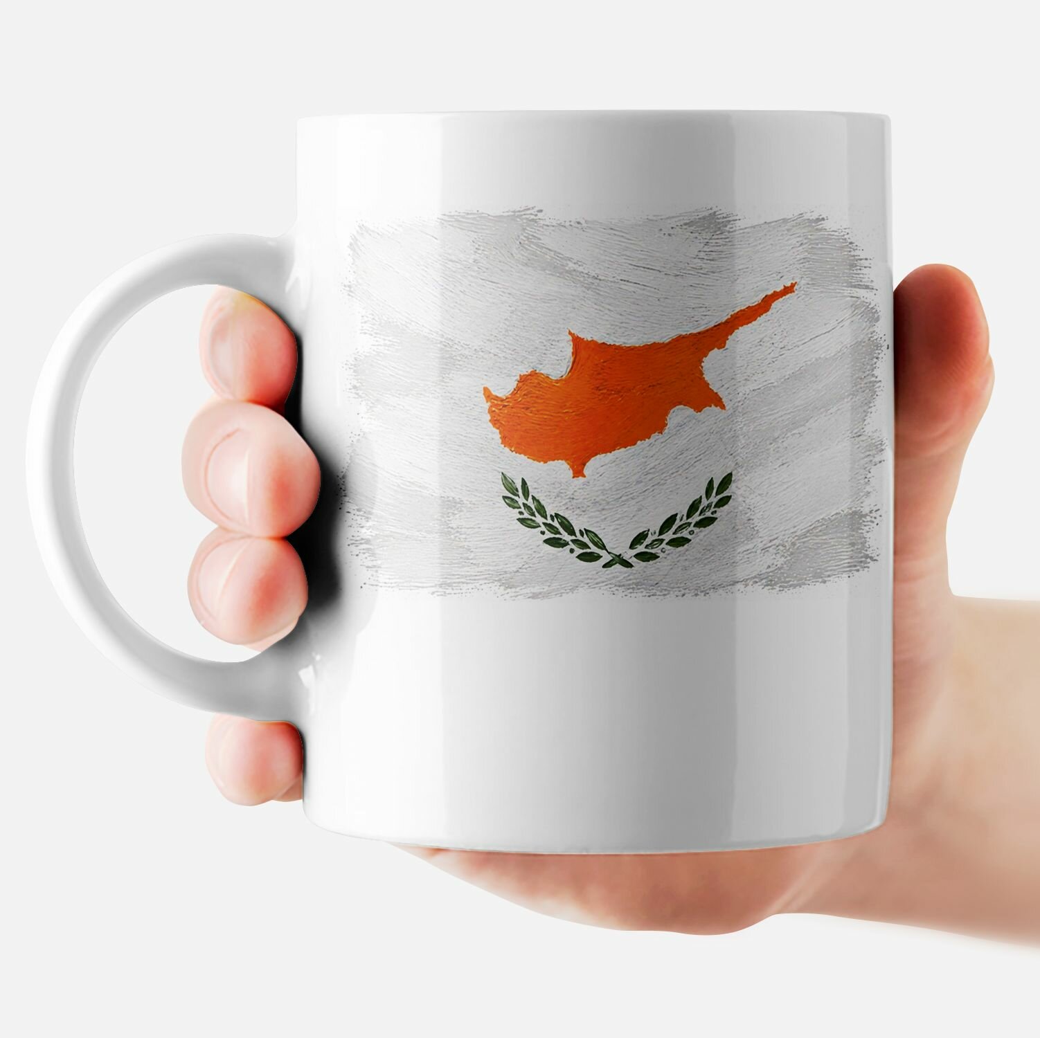 Кружка с флагом "Кипр"
