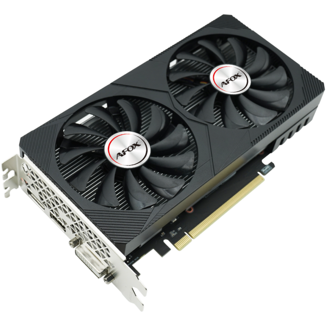 AF1650-4096D6H3-V8 Видеокарта Afox GTX1650 4GB GDDR6 128bit DVI DP HDMI 2FAN RTL