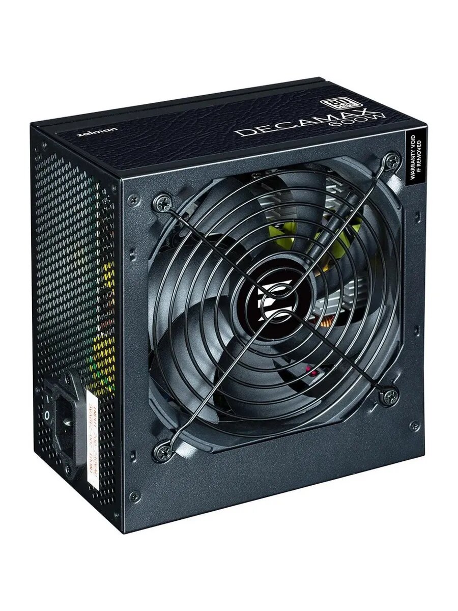 Мощный блок питания 600W с эффективностью и охлаждением