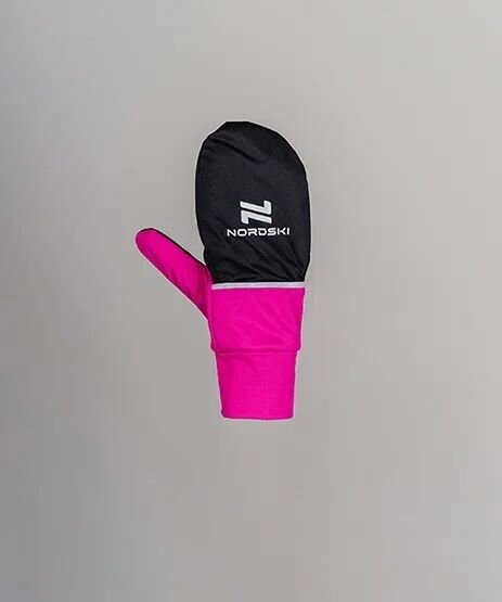 Варежки-перчатки Nordski Pro Black/Fuchsia NSU225928, L