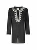 Накидка Embroidered long-sleeve kaftan
