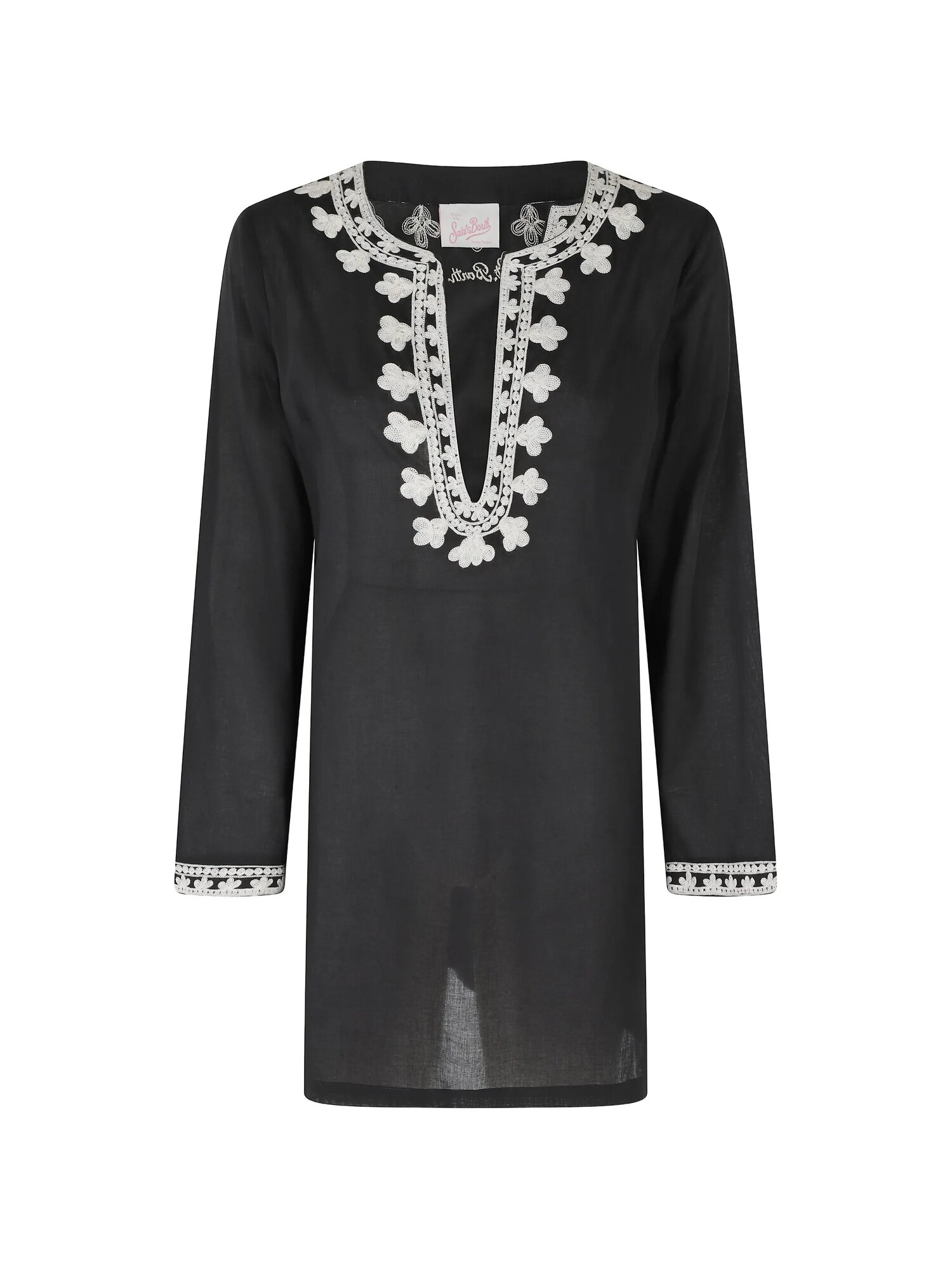Накидка Embroidered long-sleeve kaftan