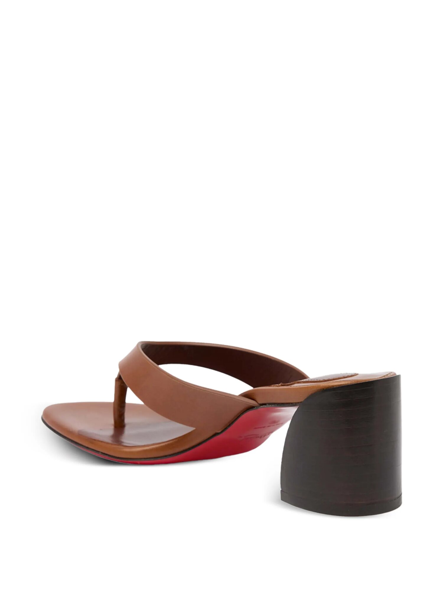 Босоножки Christian Louboutin Block-heel thong sandals, размер 36 — фото 1