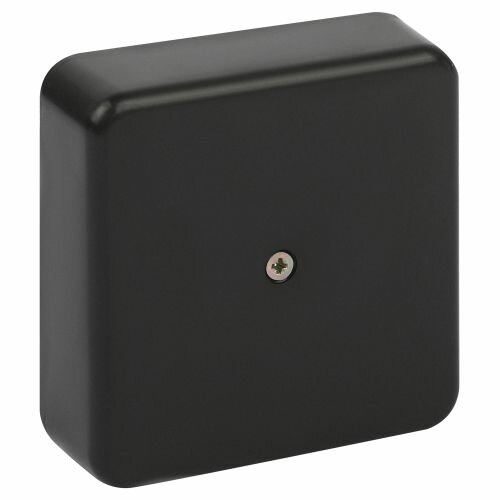 Коробка распаячная 75х75х20мм без клеммы IP40 черн. BS-B-75-75-20 Эра Б0061803