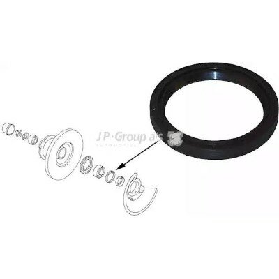 Сальник подшипника передней ступицы JP GROUP 1142000400 55х68х8,5 Vw Lt 28-35 I, 75-96, 40-55 I 75-96, TIII 79-92