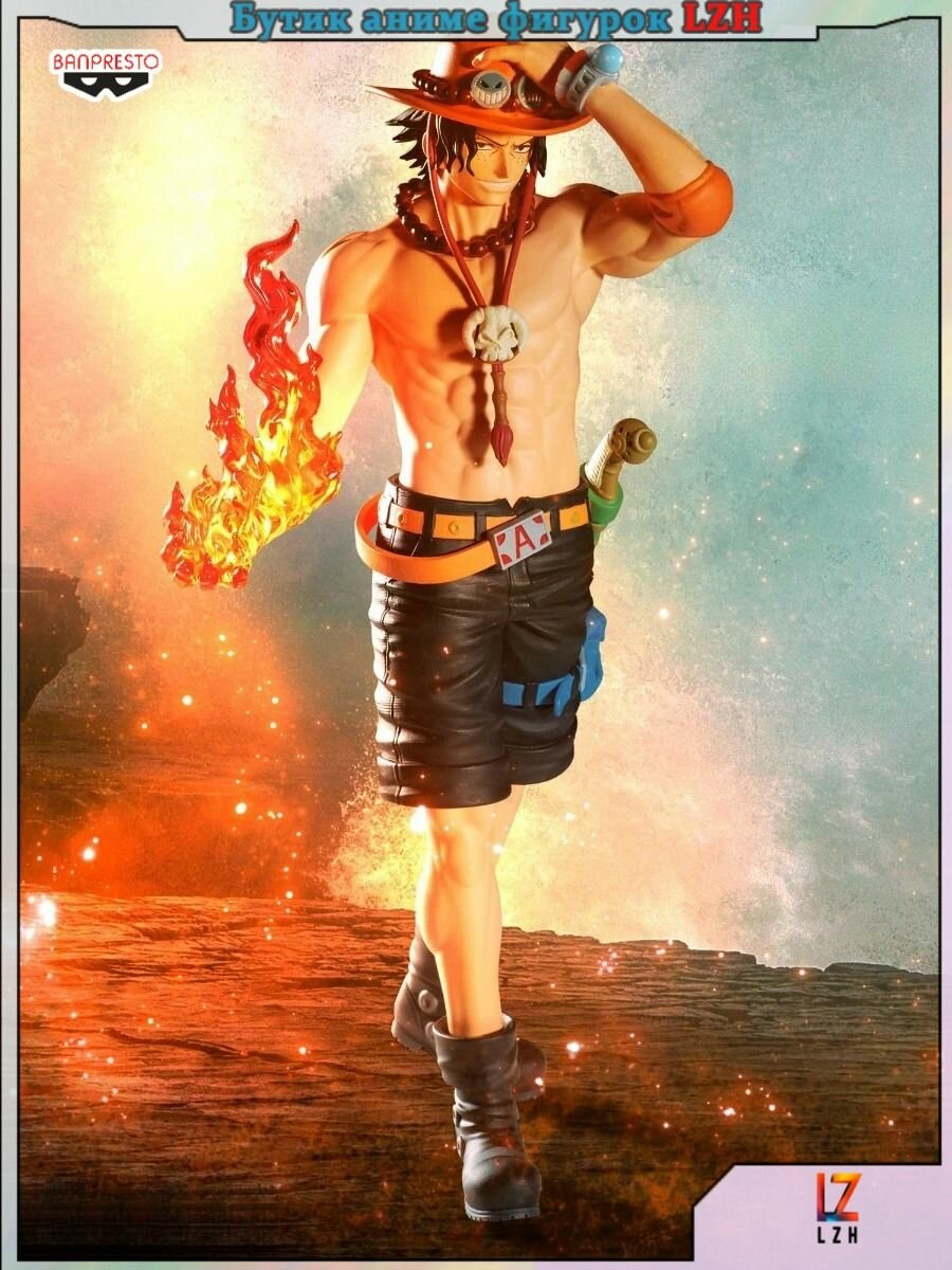 Аниме Фигурка Bandai Banpresto THE Портгас Д. Эйс (Ace) 19см из Ван Пис"One Piece"Аниме Фигурка Bandai Banpresto THE Портгас Д. Эйс (Ace) 19см из Ван Пис"One Piece"