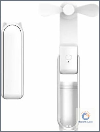 YOUEN Портативный вентилятор #B0CMZQDV4V, белый, светло-серый
