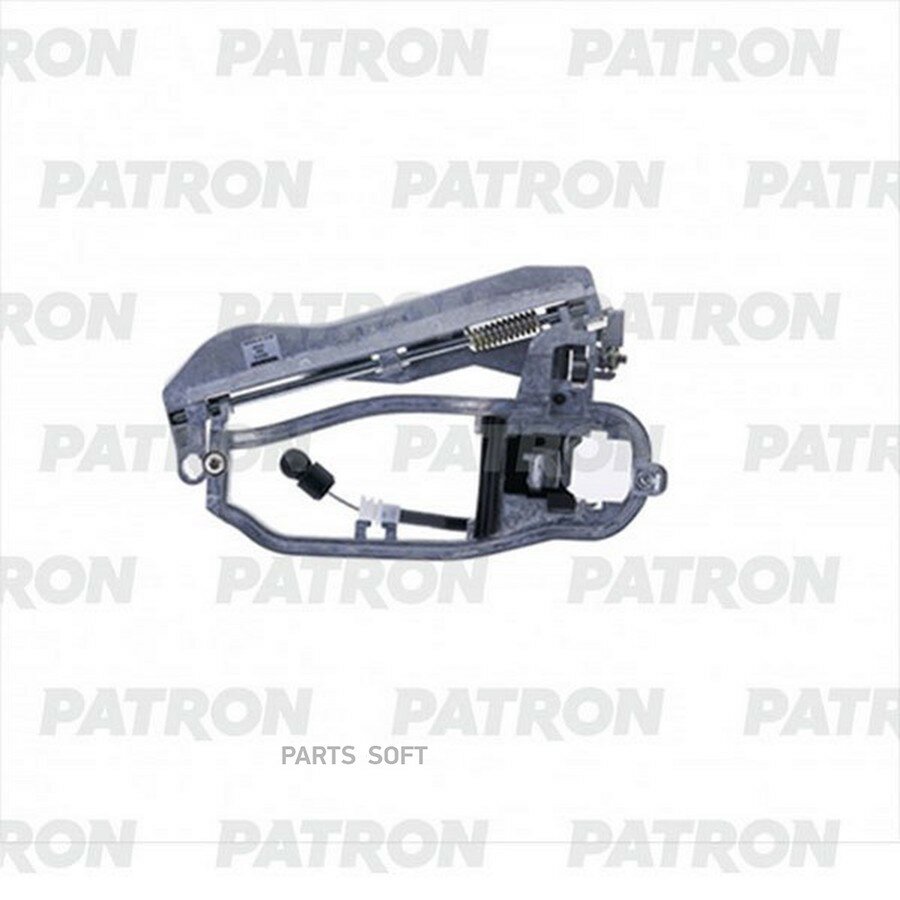 PATRON P200139L Ручка двери наружн механизм передн лев с тросом BMW X5 E53 00-06 (серебр)
