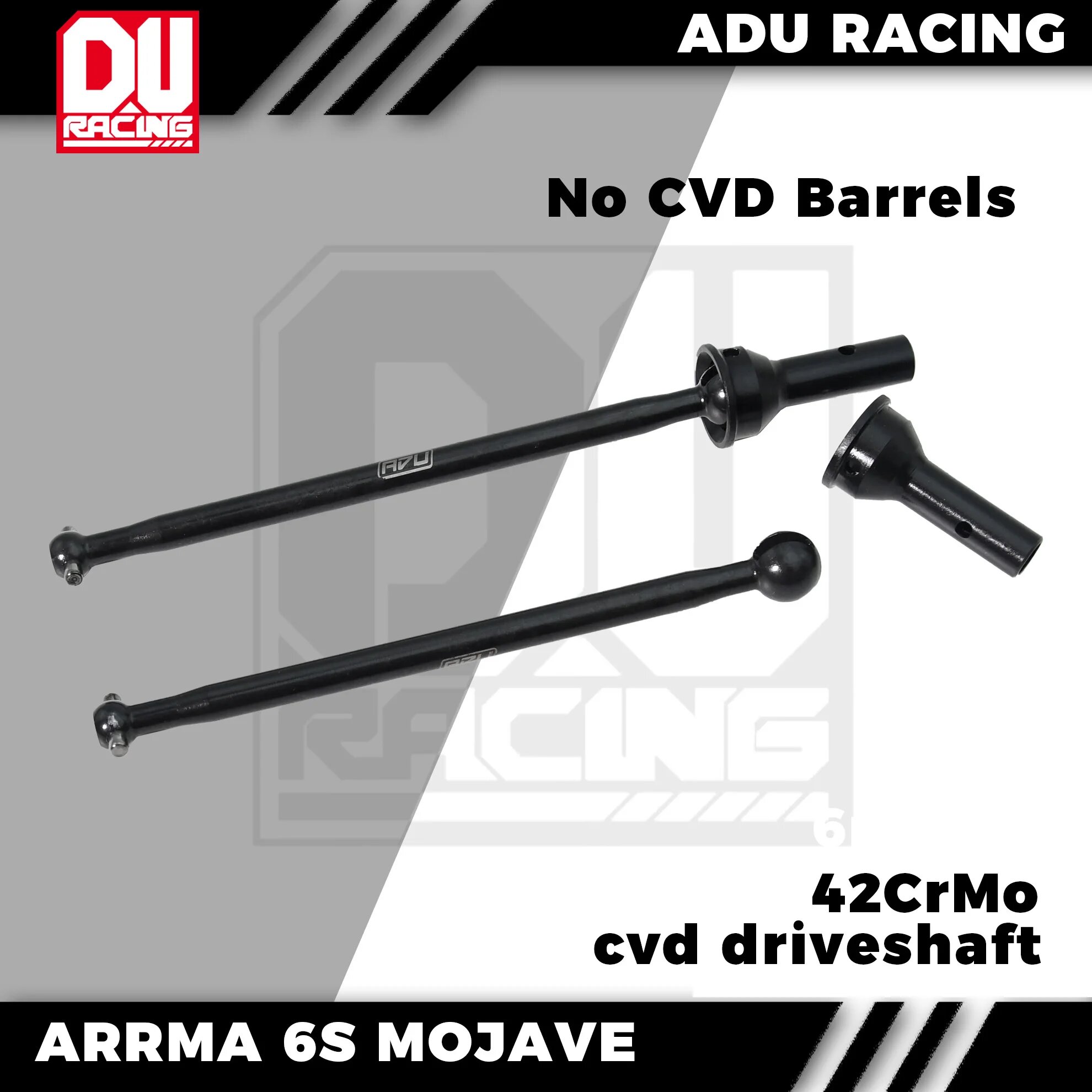 Приводной вал ADU RACING 42CrMo 107mm для ARRMA 6S Mojave