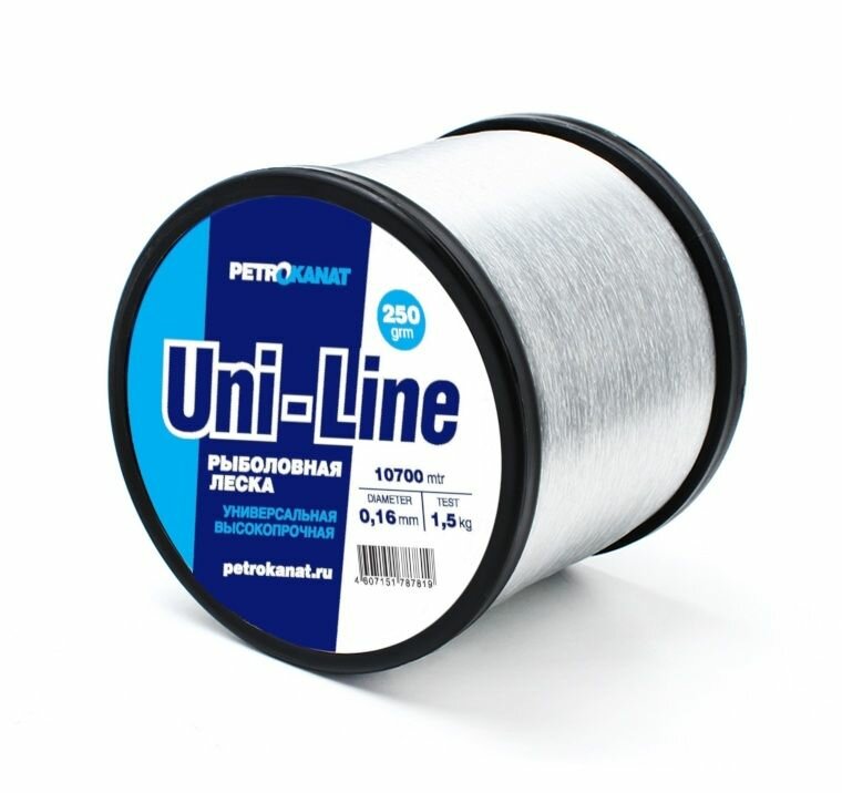 Универсальная леска UNILINE 1.8мм, 250 г. (80 м)